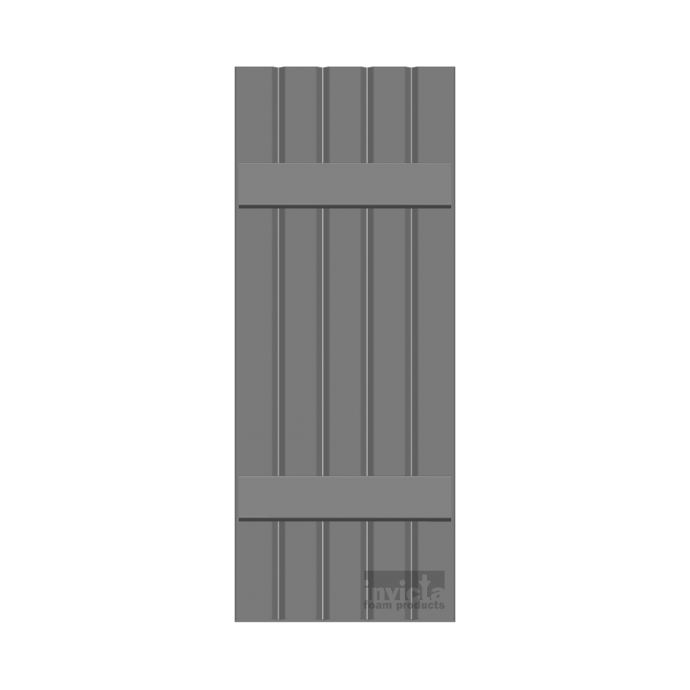 Exterior design shutters. Foam core coated with stucco. Manufactured ...